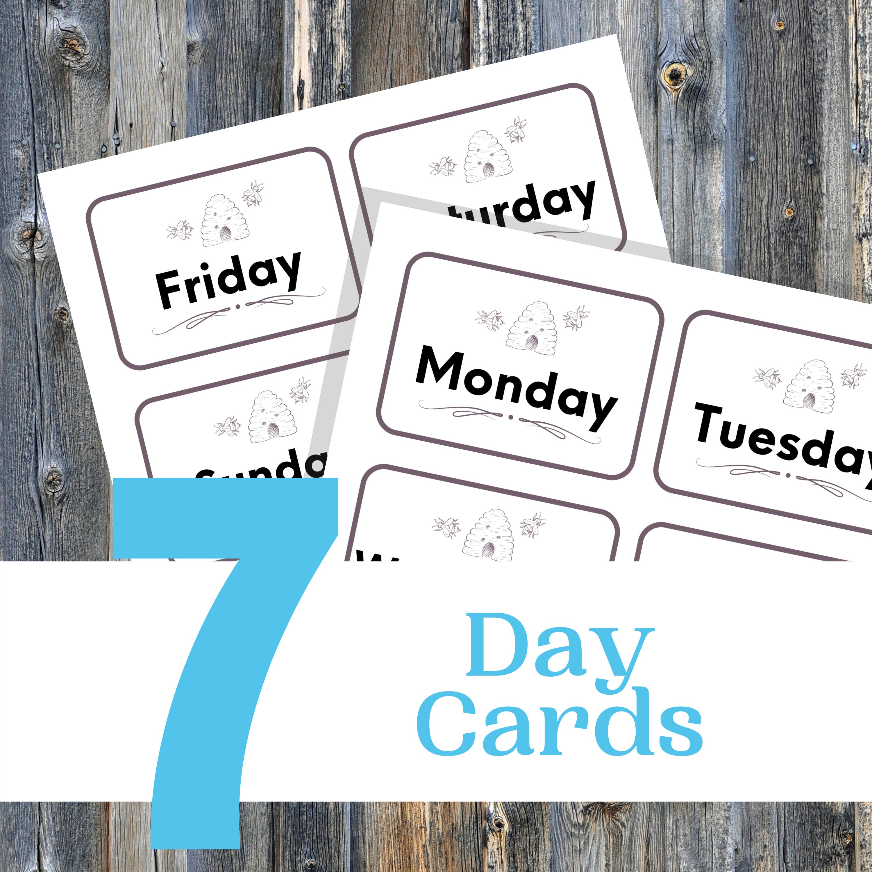 Homeschool Circle Time Calendar Bundle: Weather Chart & Flash Cards ...