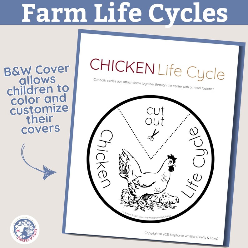 Farm Life Cycle Wheel Science Activity / Chicken Life Cycle / Farm Unit ...