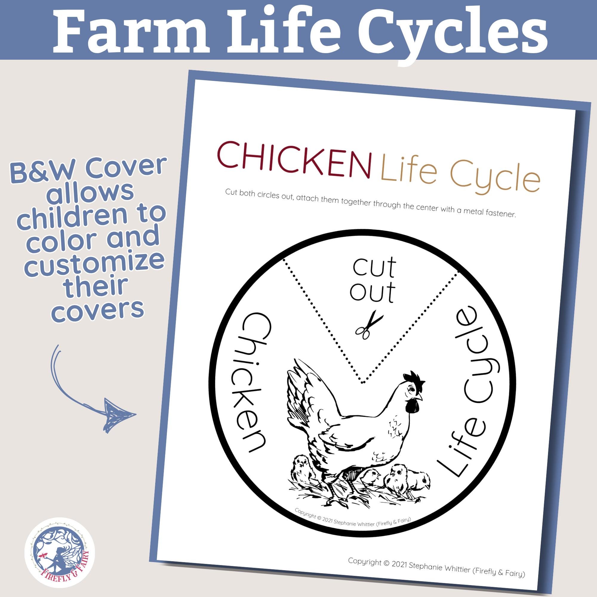 Farm Life Cycle Wheel Science Activity / Chicken Life Cycle / Farm Unit ...