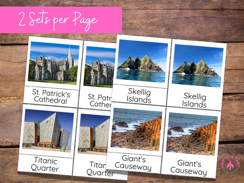 BUNDLE: Ireland Irish Culture Montessori 3-part Cards Set Food ...