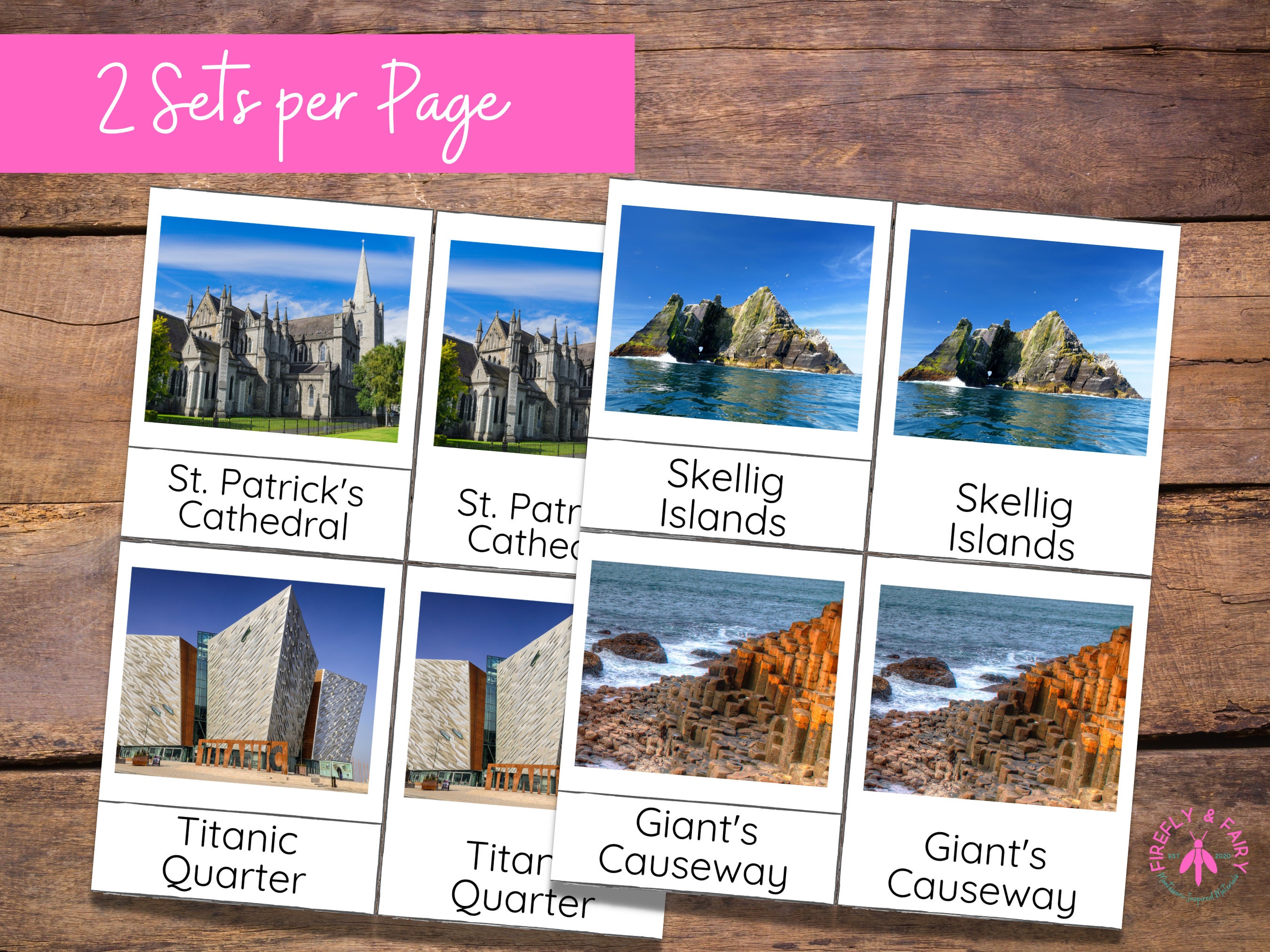 BUNDLE: Ireland Irish Culture Montessori 3-part Cards Set Food ...