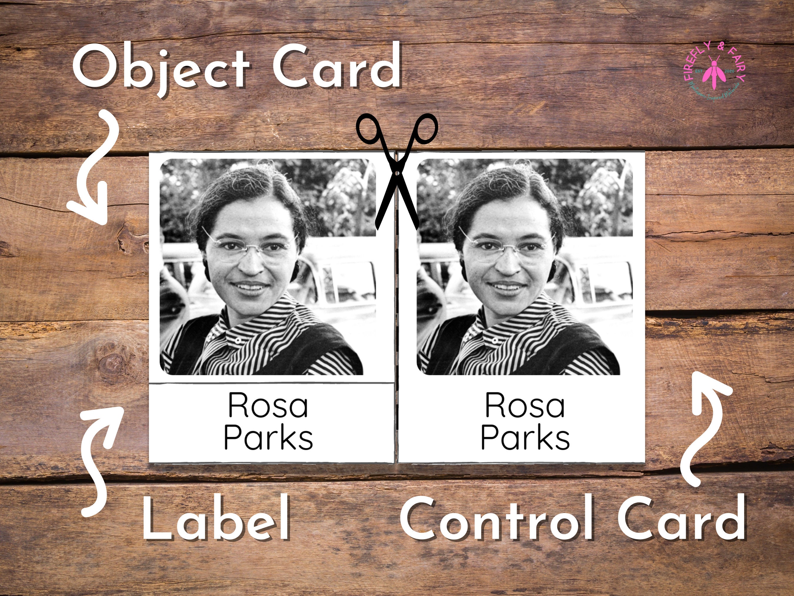 Civil Rights Movement Leaders Montessori Culture 3 Part Cards Black ...