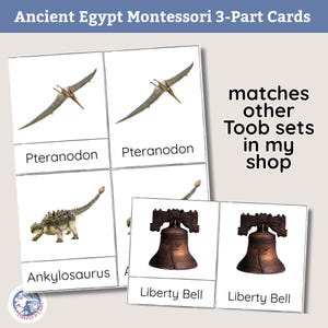 Ancient Egypt Montessori History Nomenclature 3-part Cards / Social ...