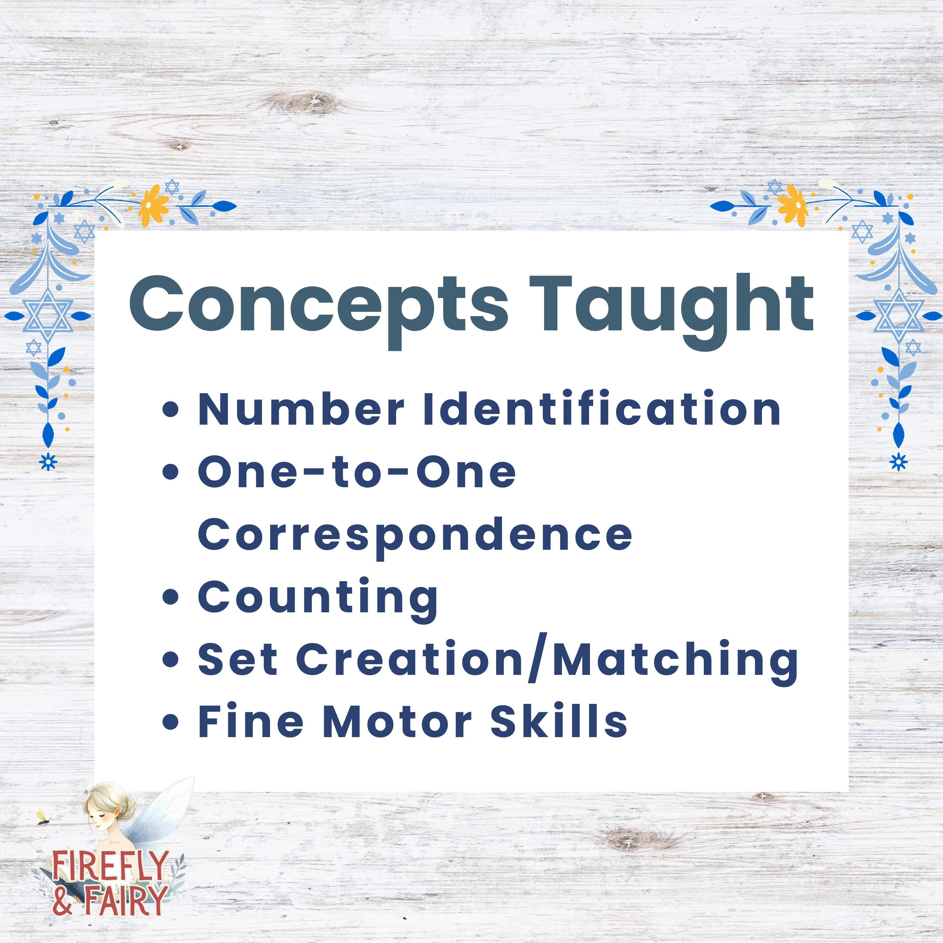 Hanukkah Counting Game | Latke Numbers 1-10 Activity | Preschool Math ...