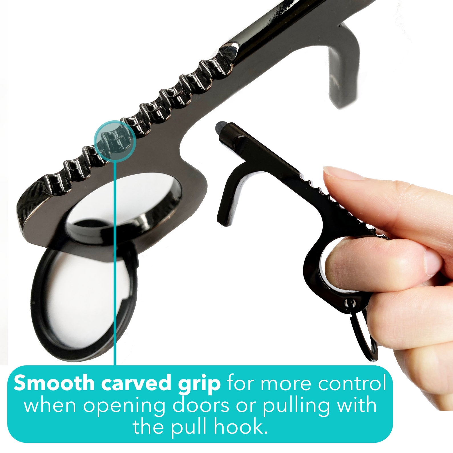 2 Pack Contactless No Touch Door Opener With Key Ring and | Etsy