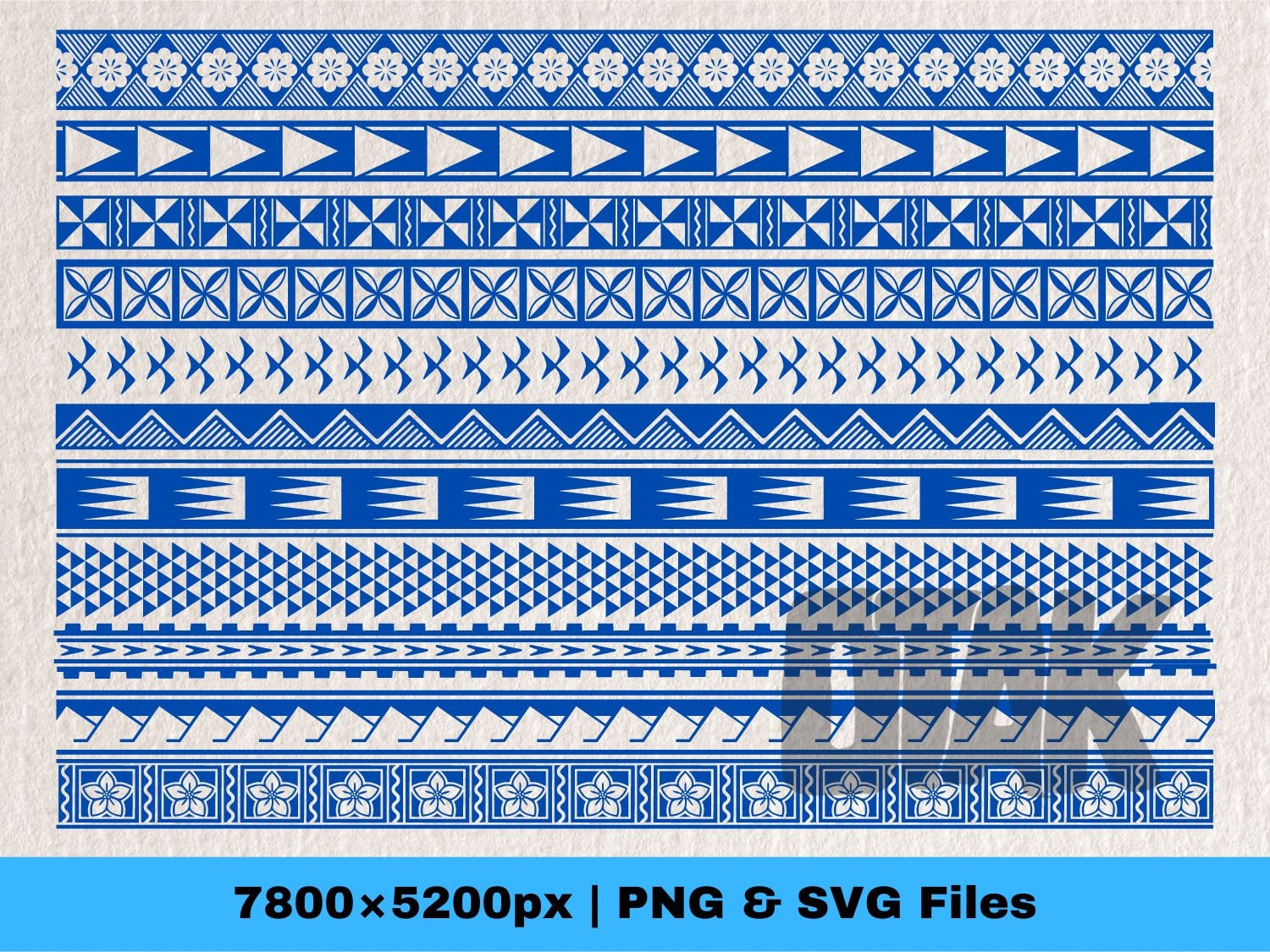 Polynesian Tribal SVG and PNG Graphic Mix Pacific Tribal - Etsy Australia