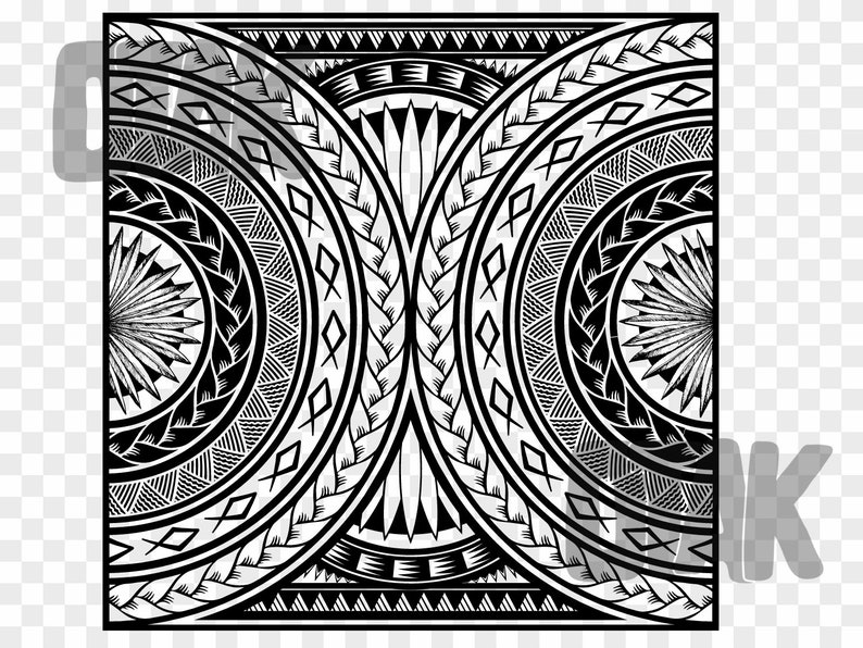 Mix Pacific Tribal Graphic Bundle | Melanesian and Polynesian Tribal ...