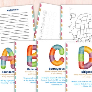 Morning Menu, Homeschool Morning Menu, Kindergarten and Preschool ...