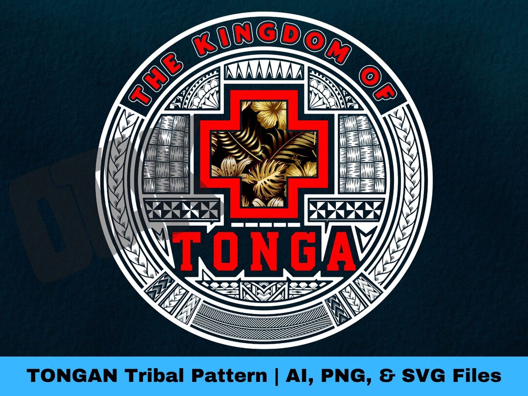 Tonga Polynesian Pattern Design | Tongan SVG and PNG Graphic - Etsy