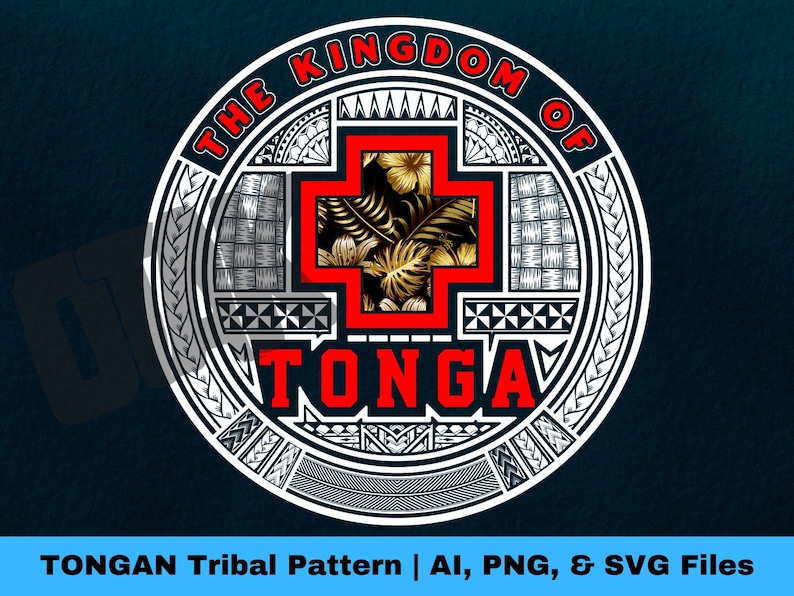 Tonga Polynesian Pattern Design | Tongan SVG and PNG Graphic - Etsy
