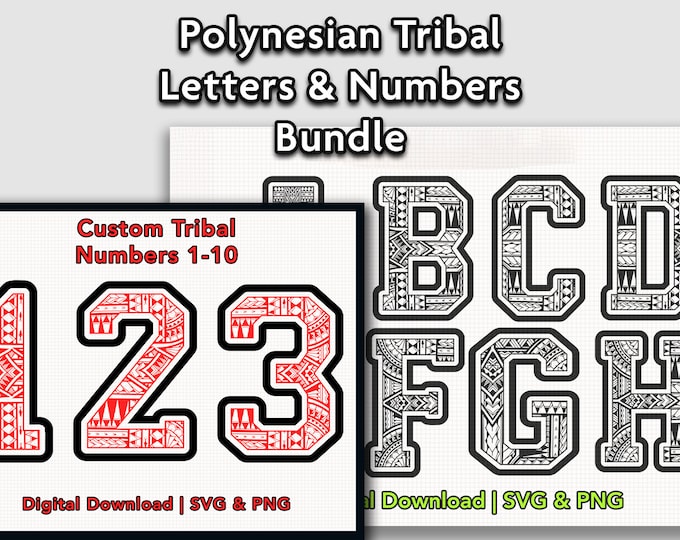Polynesian Samoan Tribal SVG and PNG Graphic - Etsy Canada