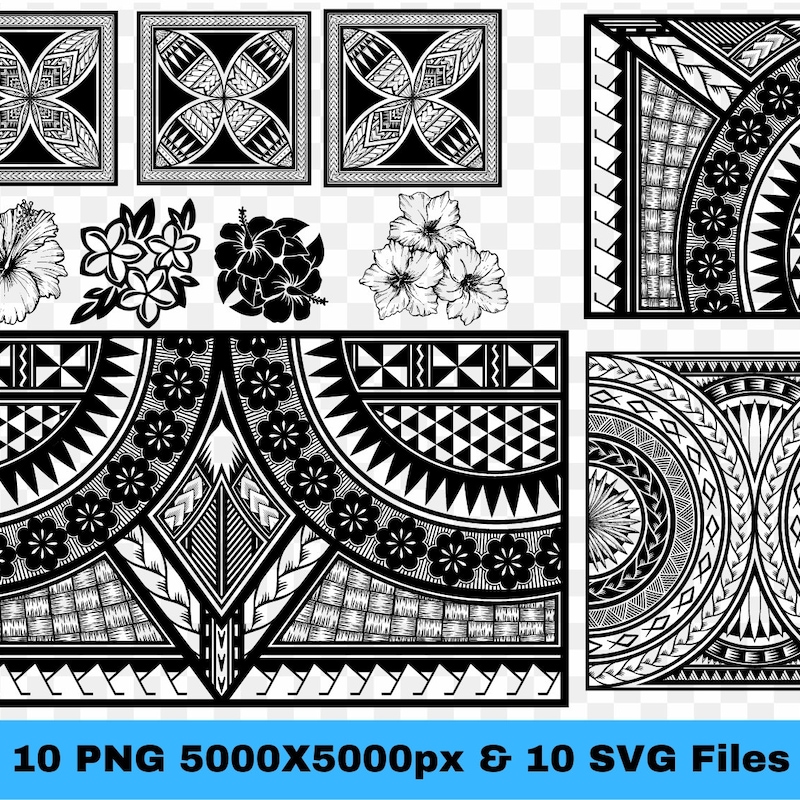 Polynesian Svg - Etsy