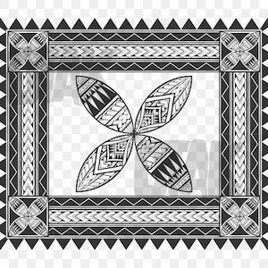 Polynesian Tribal Graphic Bundle | Polynesian Tropical Elements ...