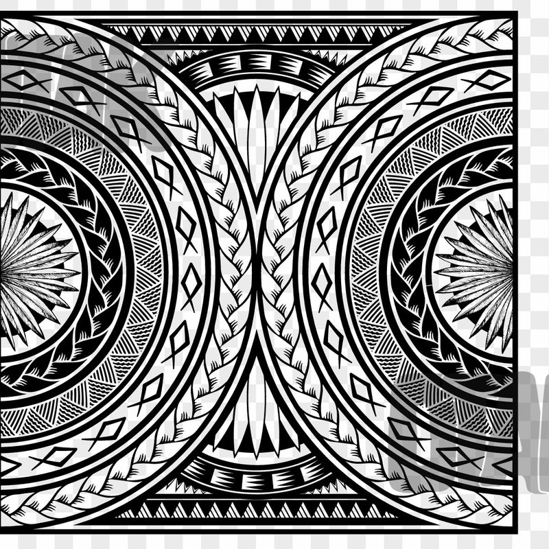 Hawaiian Tribal Shirt Design - Etsy UK