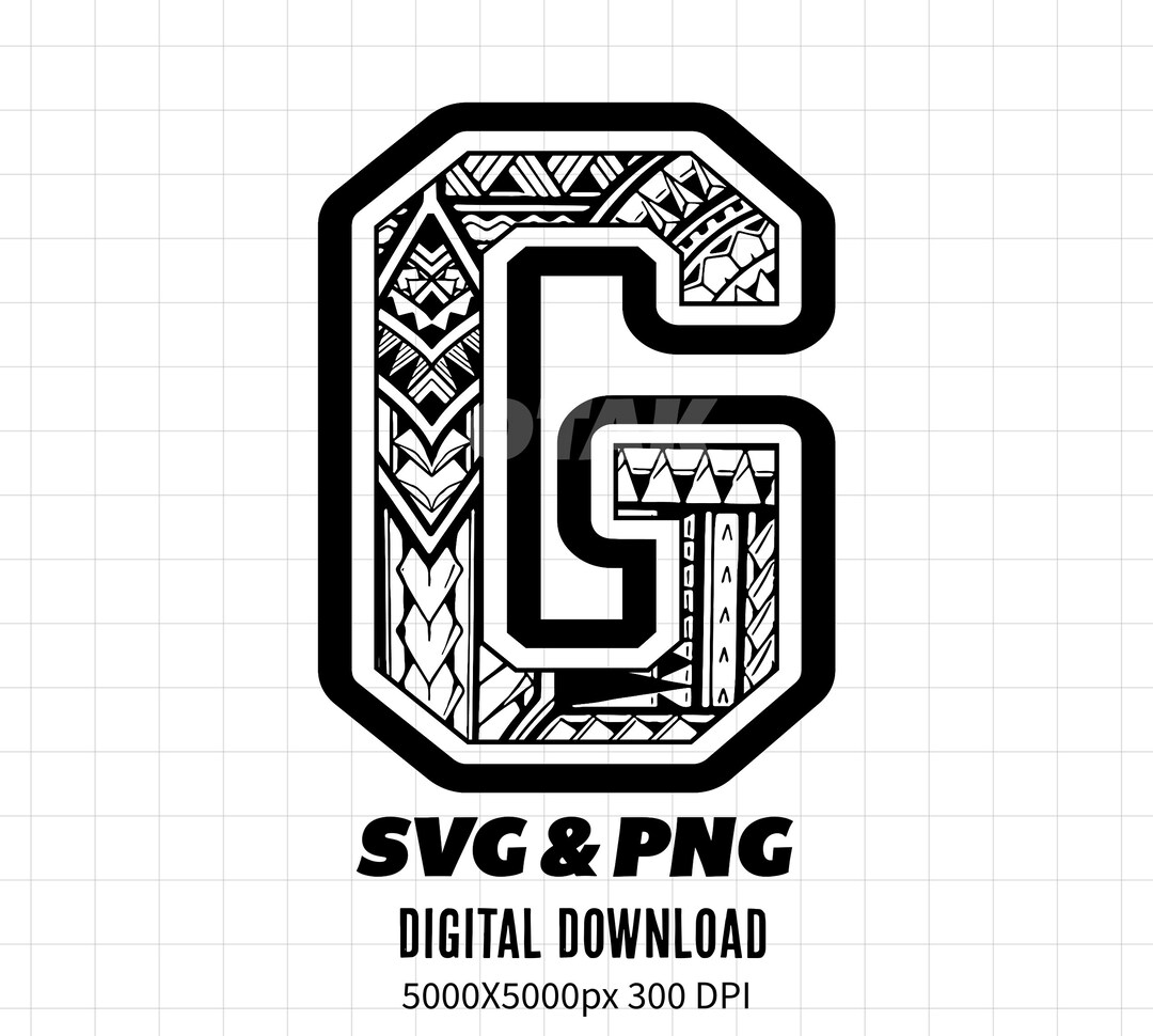 Polynesian Tribal Letter "g" | Polynesian Tribal Alphabet | Polynesian ...