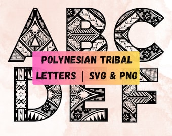 Polynesian Tribal SVG and PNG Graphic - Etsy Australia