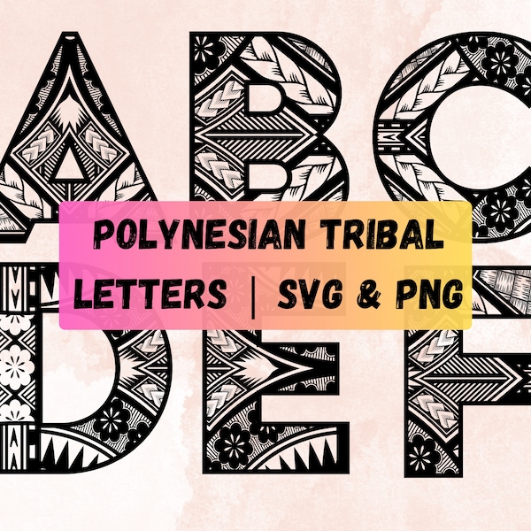 Samoan Letters Svg - Etsy