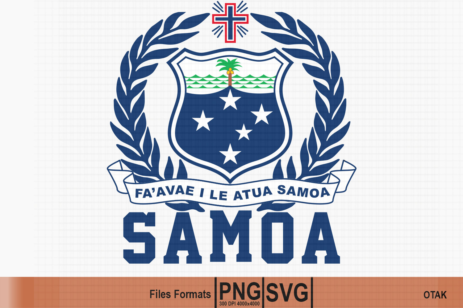 Samoa SVG and PNG Graphic - Etsy