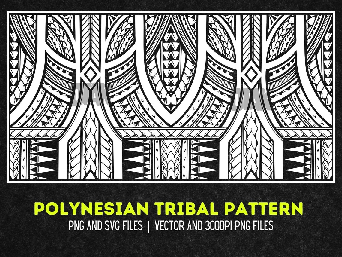 Polynesian Pattern SVG and PNG Graphic for Samoan Maori - Etsy Australia