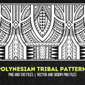 Polynesian Pattern SVG and PNG Graphic | for Samoan, Maori, Tongan or ...