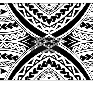 Polynesian Tribal Graphic Bundle | Polynesian Tropical Elements ...