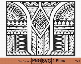 Polynesian Samoan Alphabet A-Z 26 Letters Digital Download Tribal Tatau ...