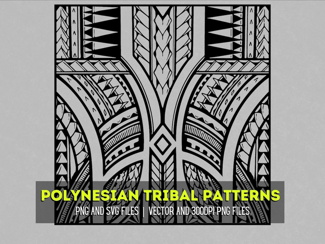 Polynesian Pattern SVG and PNG Graphic | for Hawaiian, Samoan, Maori ...