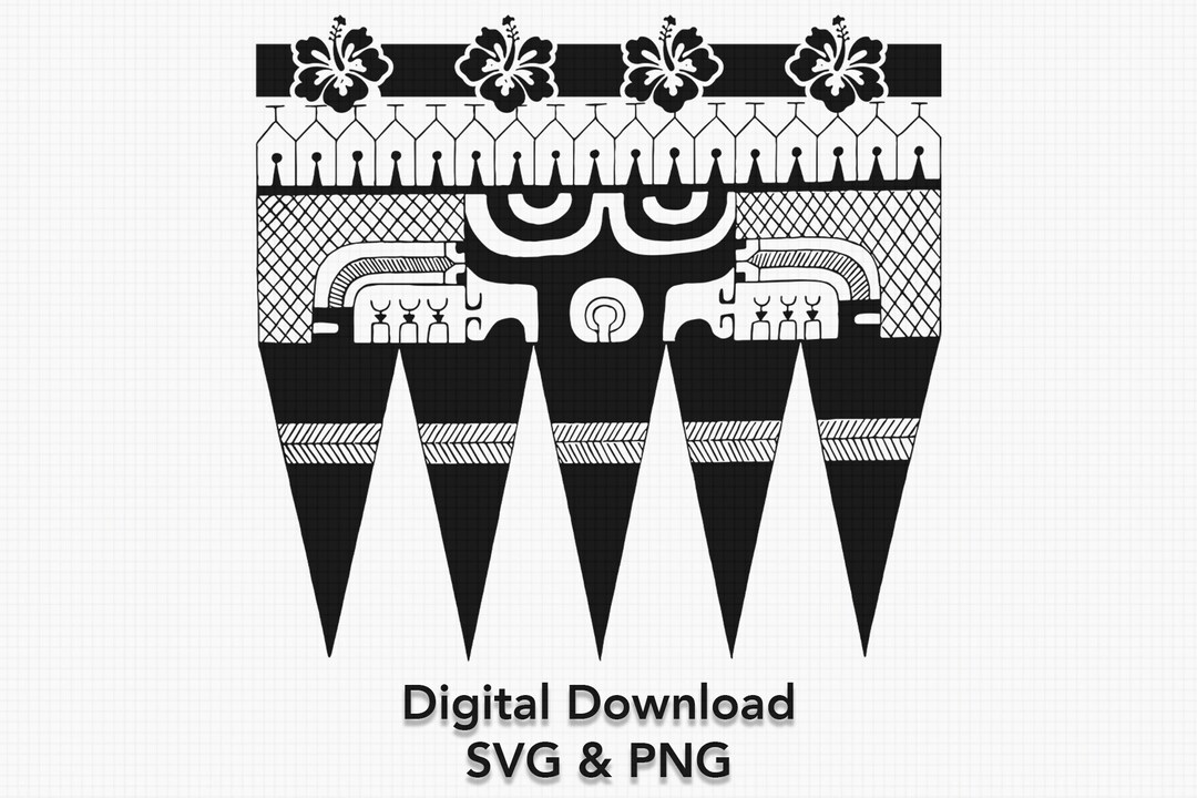 Polynesian Tribal Graphics SVG and PNG - Etsy