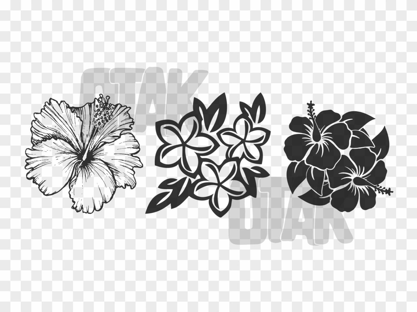 Polynesian Tribal Frame SVG and PNG Graphic Polynesian - Etsy