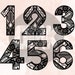 Polynesian Letters and Numbers Bundle | Tribal Letters A to Z ...