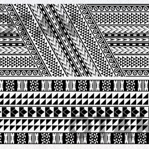 Polynesian Tribal Bundle SVG and PNG Graphics - Etsy