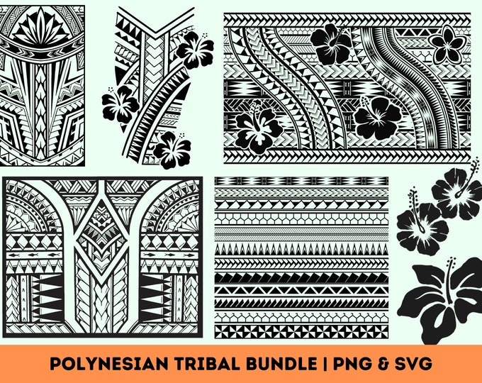 Polynesian Samoan Tribal SVG and PNG Graphic - Etsy Canada