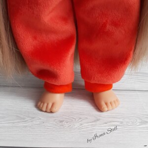 Clothes Overalls Fox Kigurumi Foz Orange Overalls for Doll - Etsy