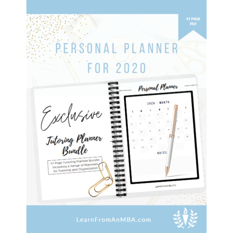 Tutoring Planner Bundle - Use These Helpful Templates/bundle to Manage ...