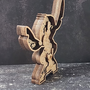 Wooden Laser Cut Movie Scene. Fast Free Shipping. - Etsy