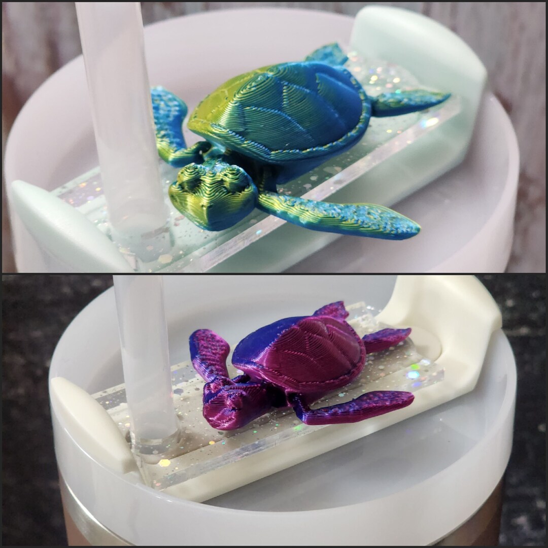 Turtle Stanley Cup Topper. Fast Free Shipping - Etsy