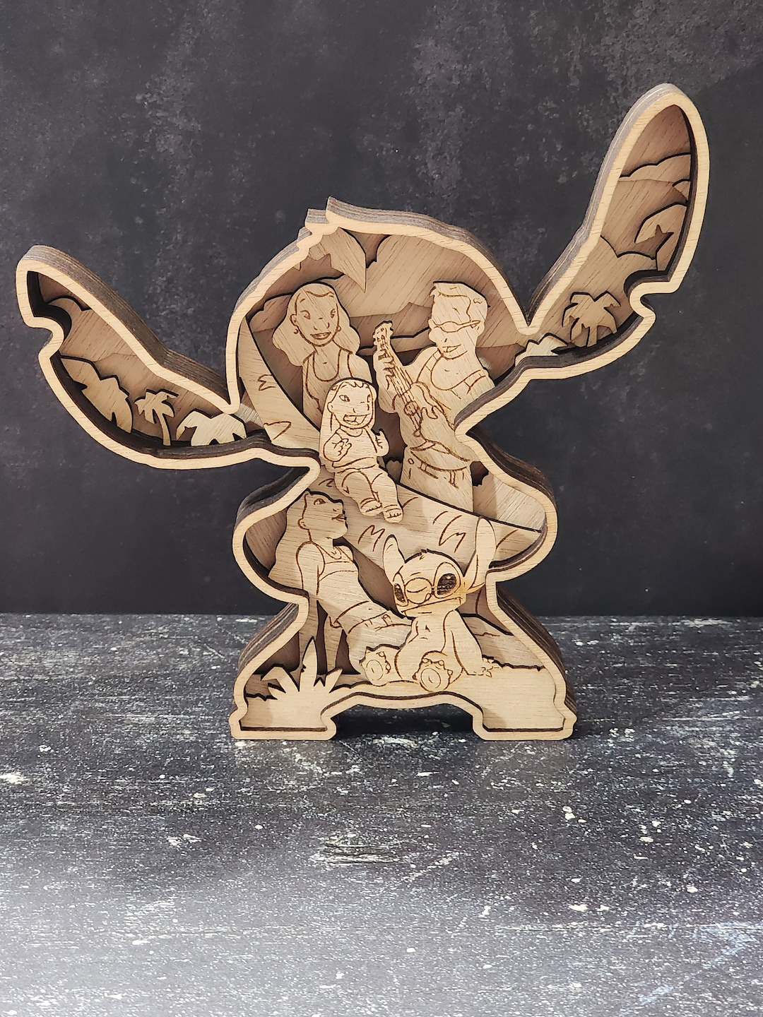 Wooden Laser Cut Movie Scene. Fast Free Shipping. - Etsy