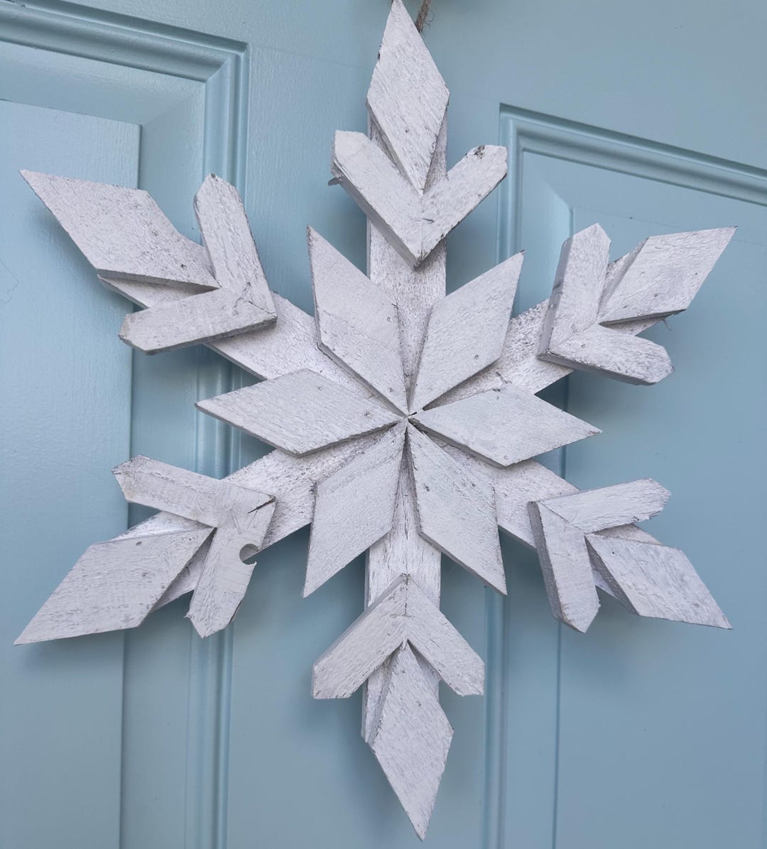Rustic Wood Snowflake (3 Style Choices)3 Sizes - Etsy