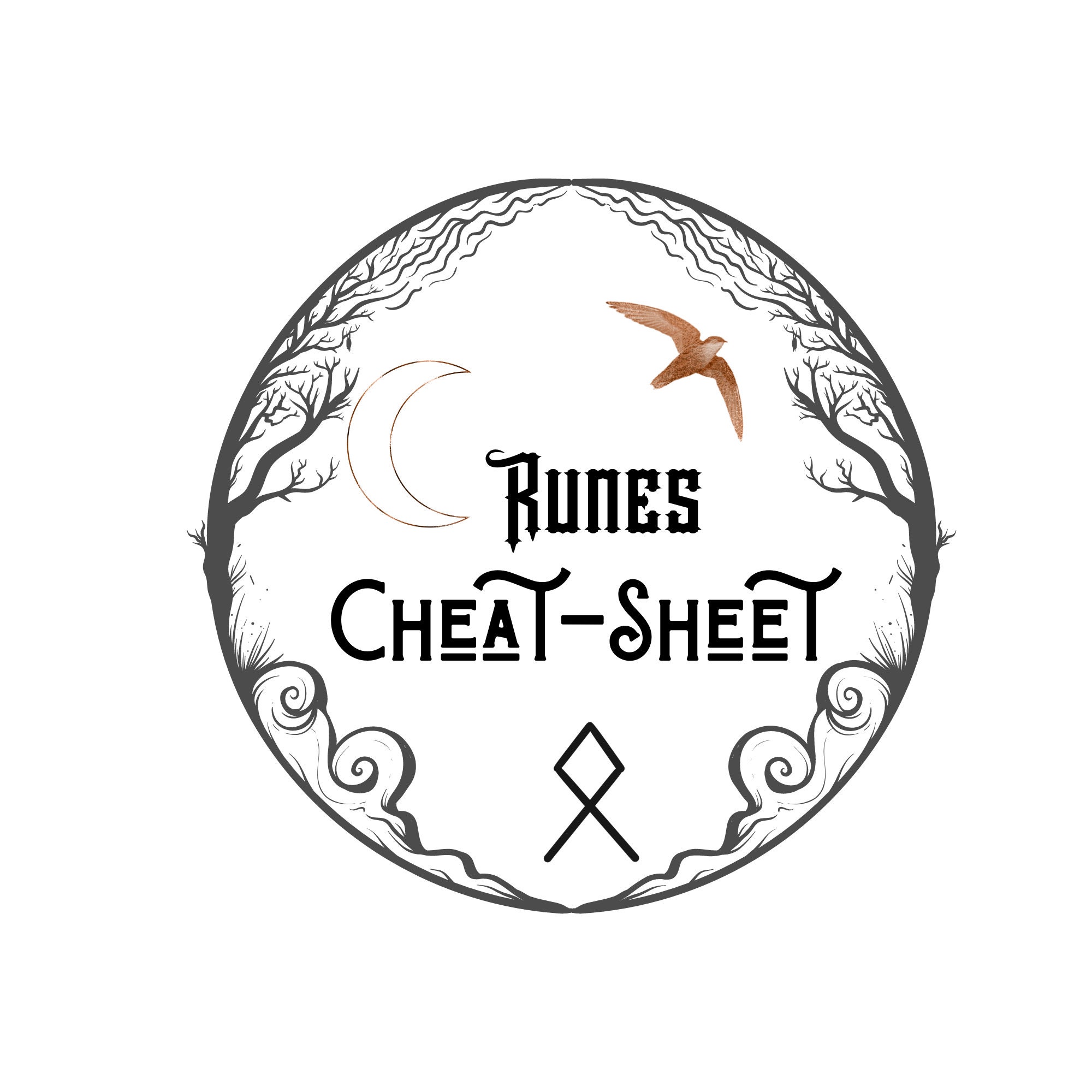 Rune Cheat-sheet printable | Etsy Australia
