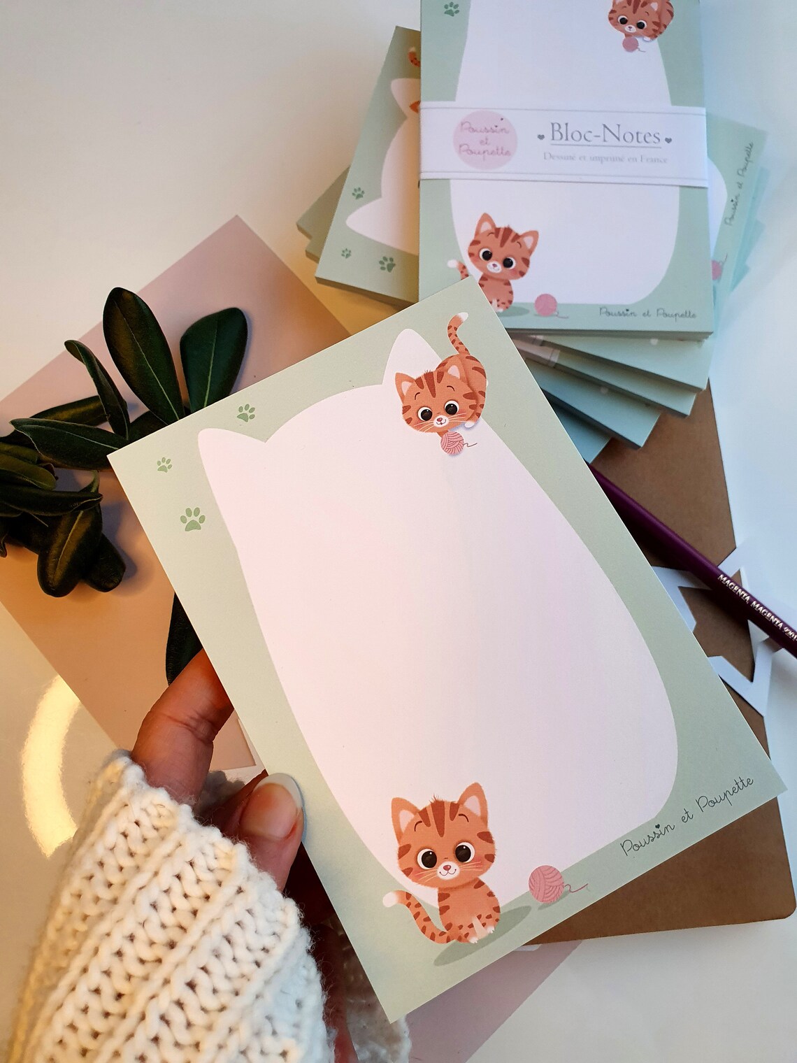 Bloc-notes A6 Chat Bloc-notes mignon Notepad Kawaii - Etsy France