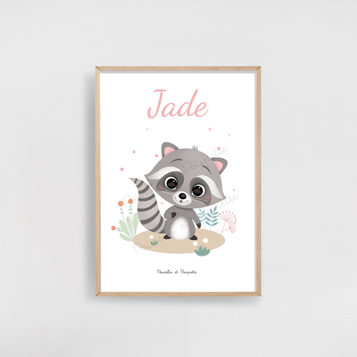 Affiche raton laveurAffiche chambre bébéAffiche - Etsy France