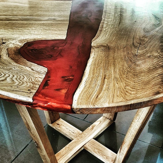 Oak River Table - Etsy