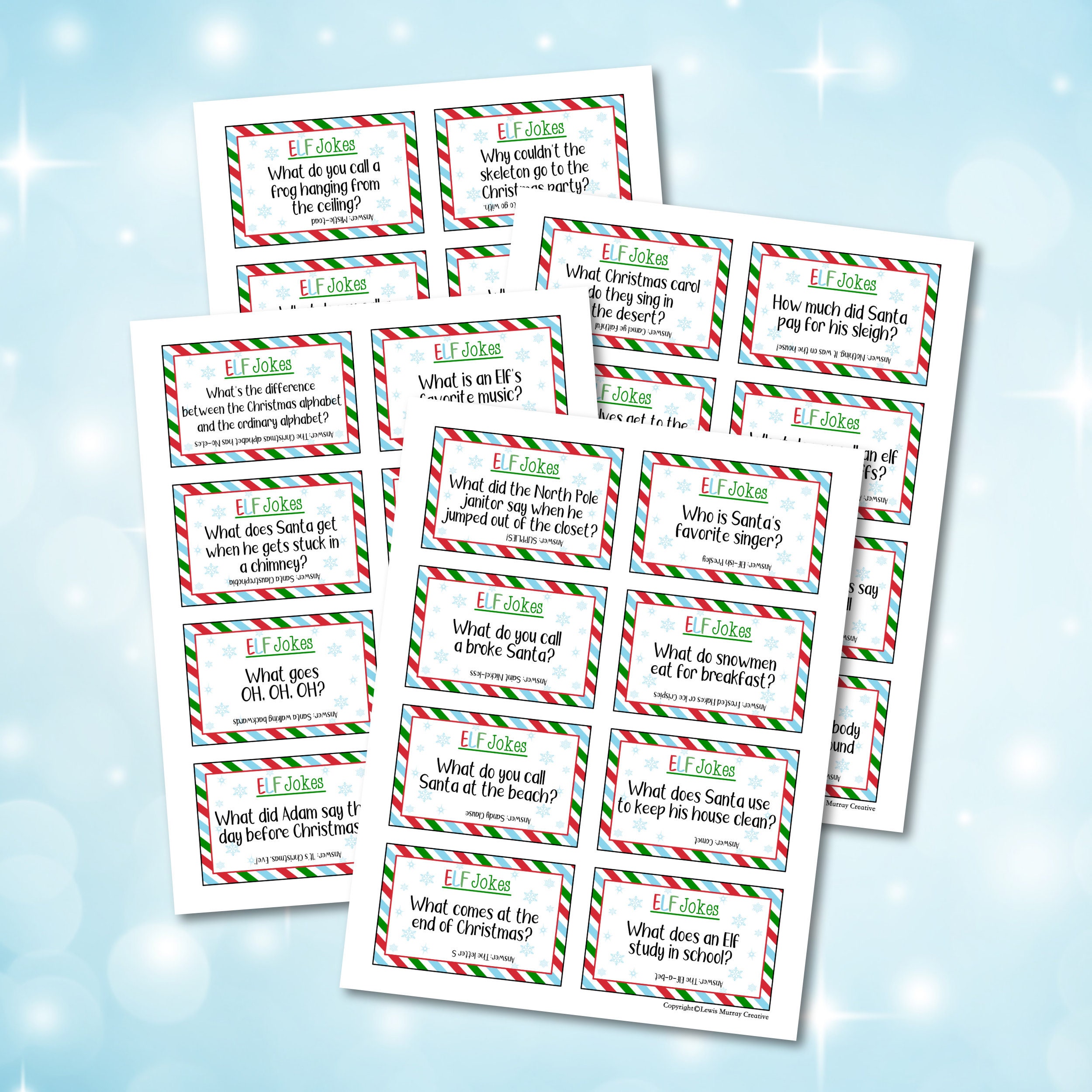 Elf Printables - Editable Elf Printables - Elf Letters - Personalized ...