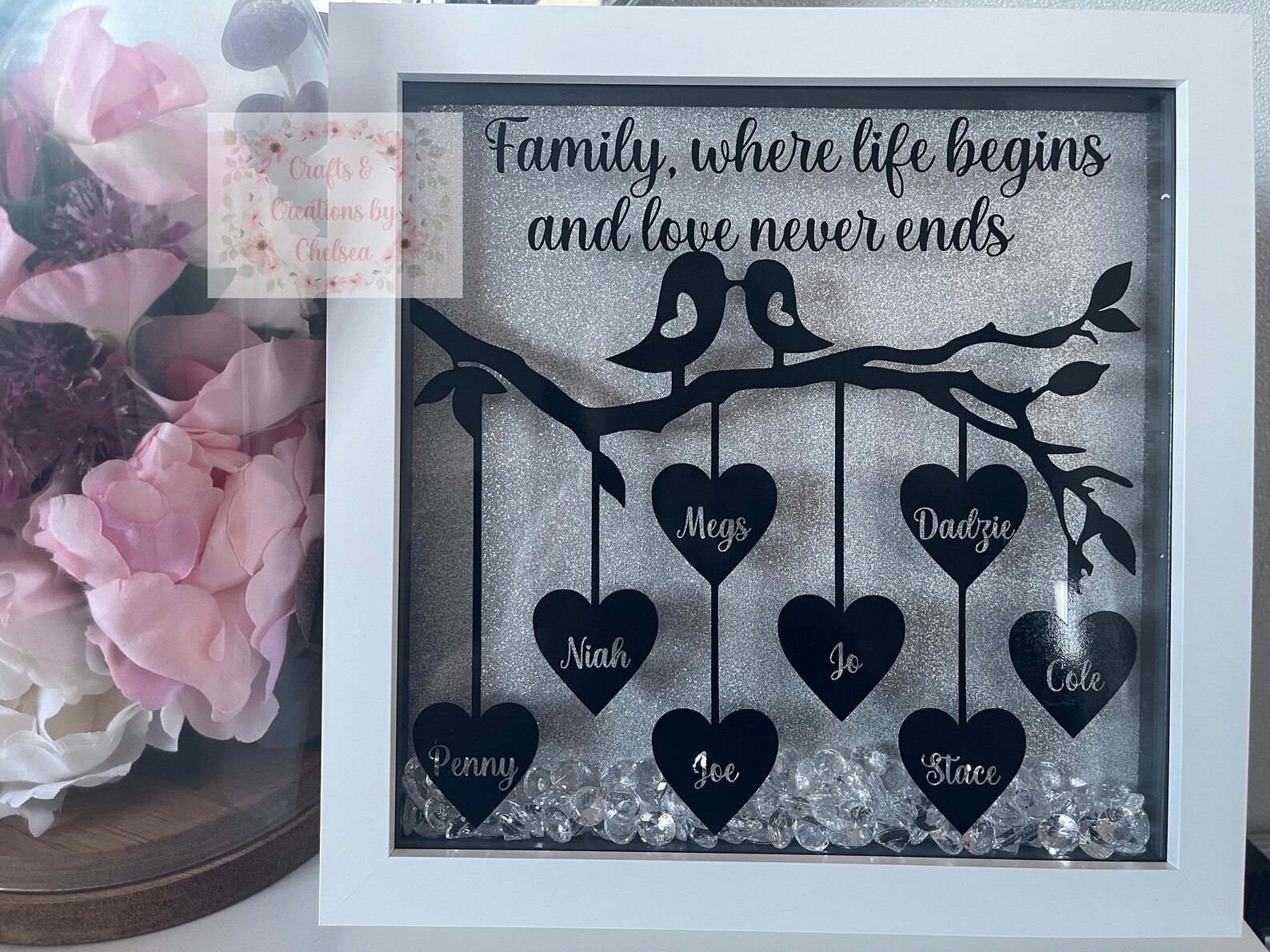 Personalised Family Frame Personalised Named Frame Including | Etsy UK