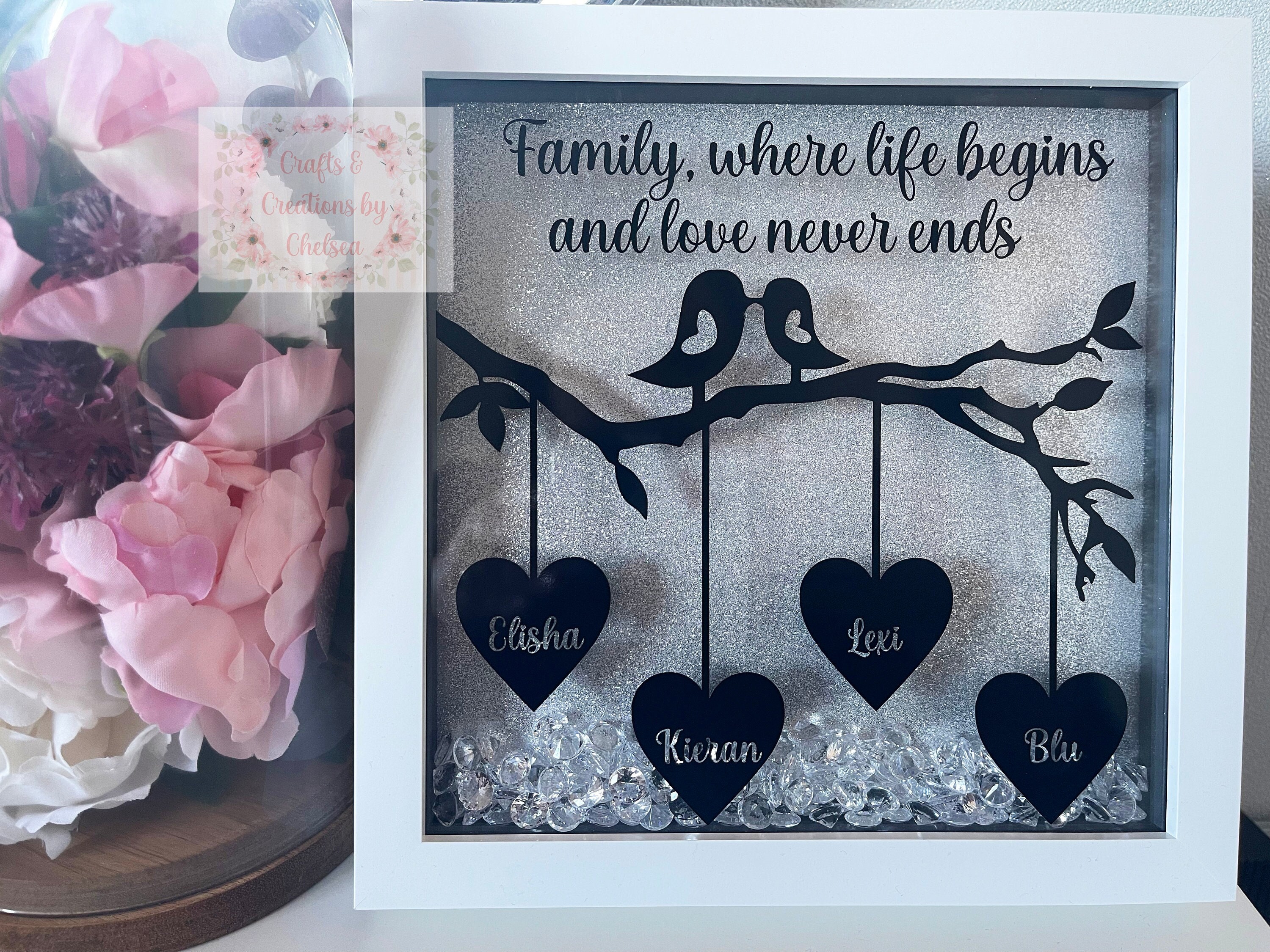Personalised Family Frame Personalised Named Frame Including | Etsy UK