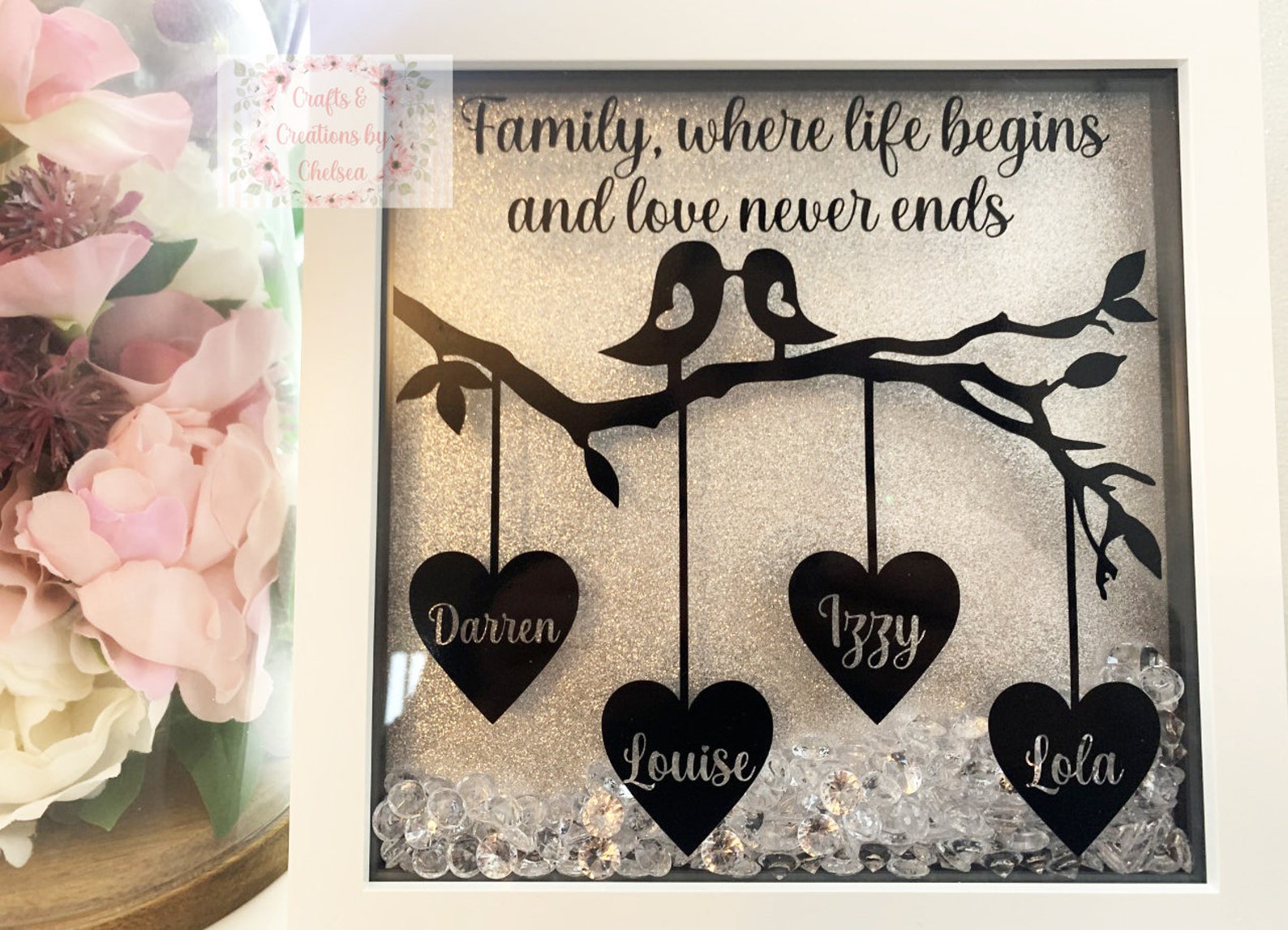 Personalised Family Frame Personalised Named Frame Including - Etsy UK