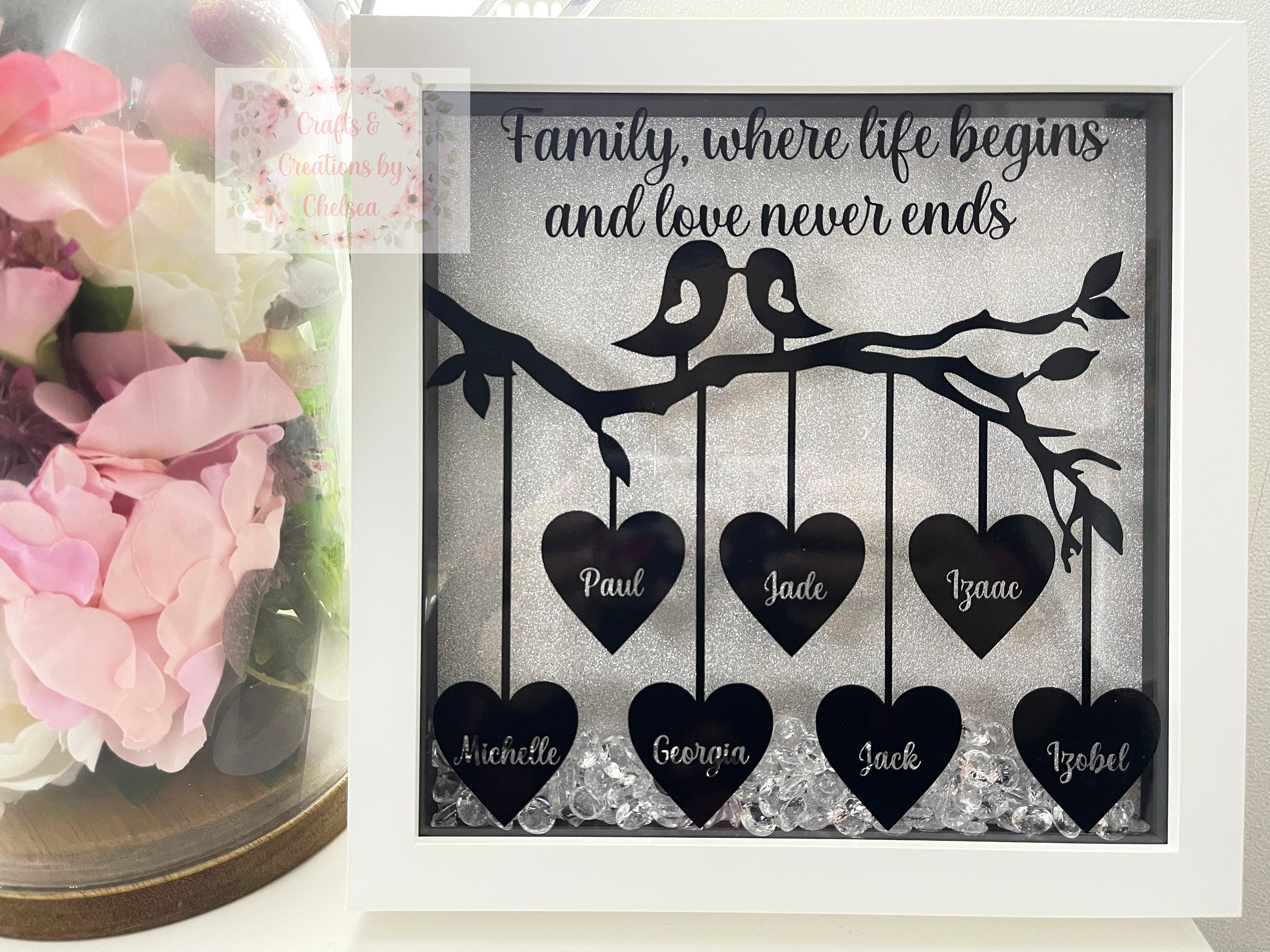 Personalised Family Frame Personalised Named Frame Including | Etsy UK