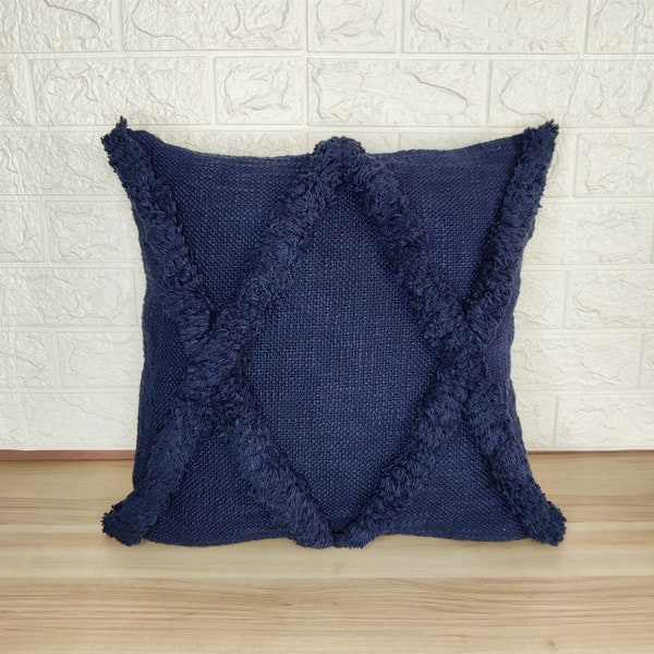 Blue Boho Pillow - Etsy