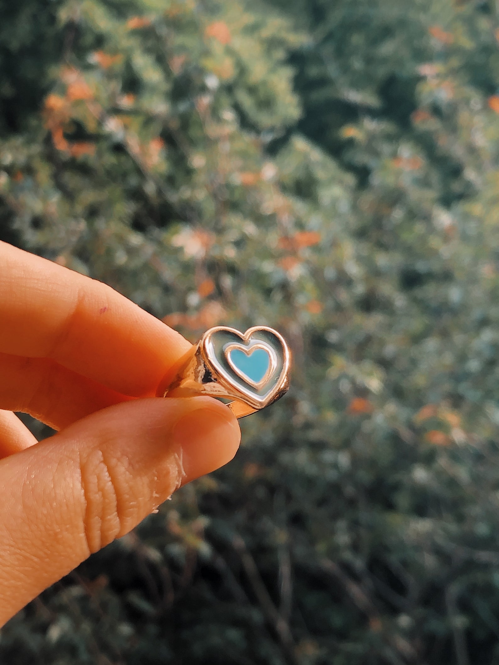 Sage Heart Ring - Etsy
