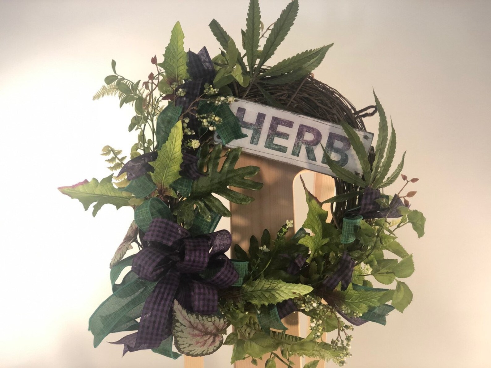 Marijuana Wreath for Front Door, 420 Wreath for Front Door - Etsy